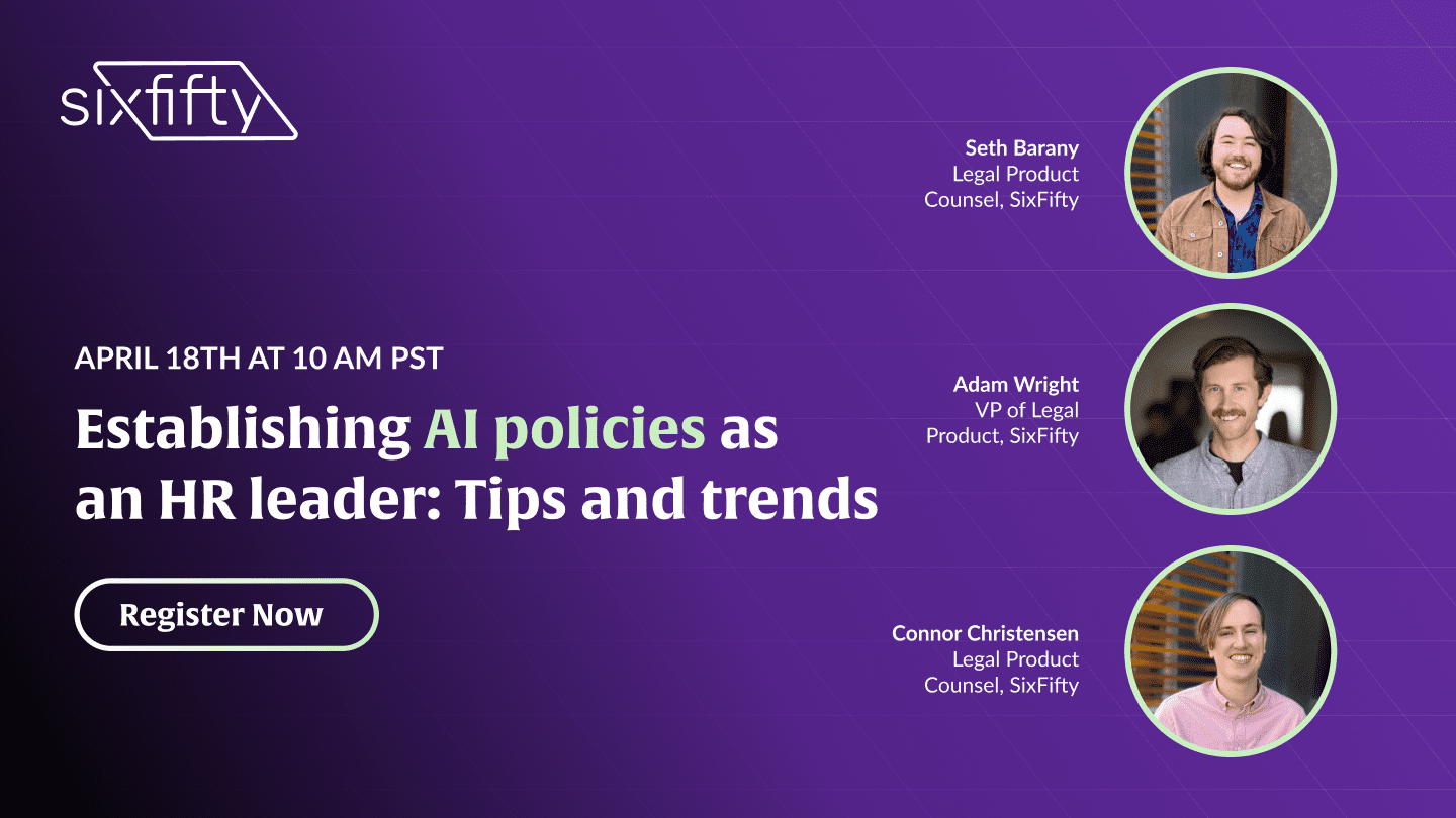 Establishing AI policies as an HR leader: Tips and trends | SixFifty