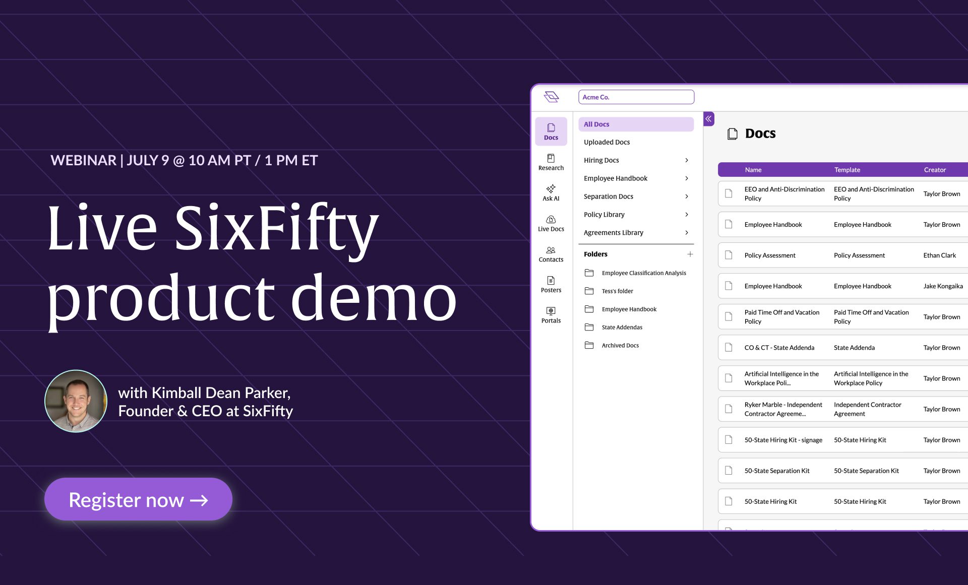 December 10 - Live SixFifty Product Demo | SixFifty